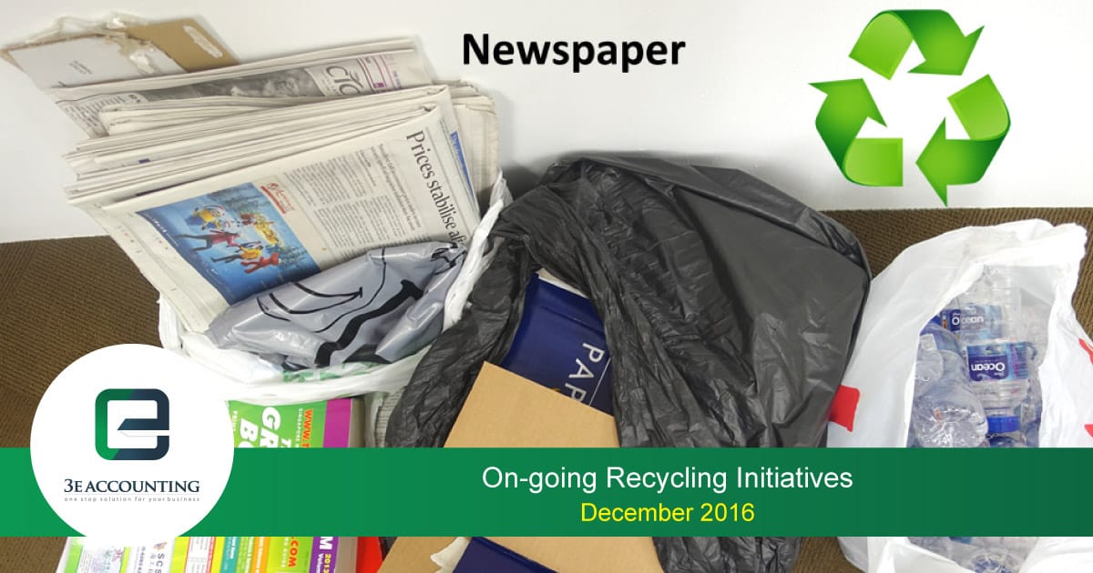 3E Accounting - On-Going Recycling Initiatives: Changing Our Impact