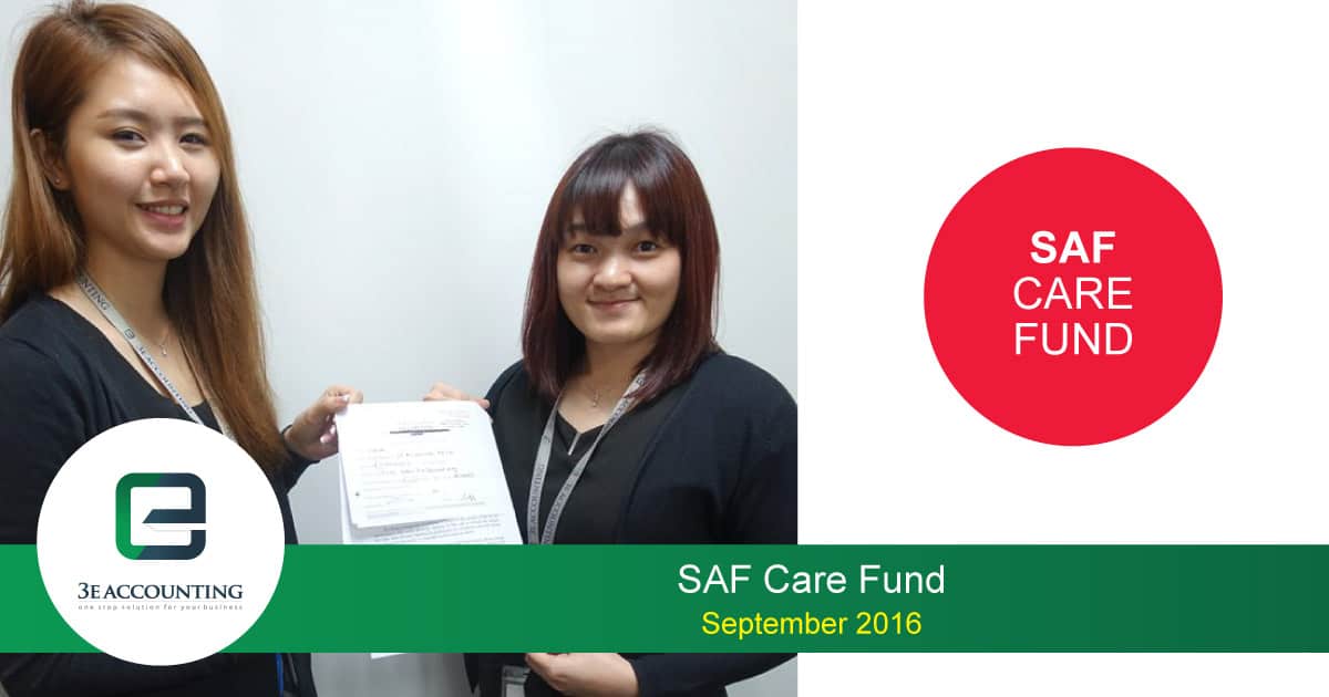 3E Accounting Contributed - Singapore Armed Forces (SAF) Care Fund 2016