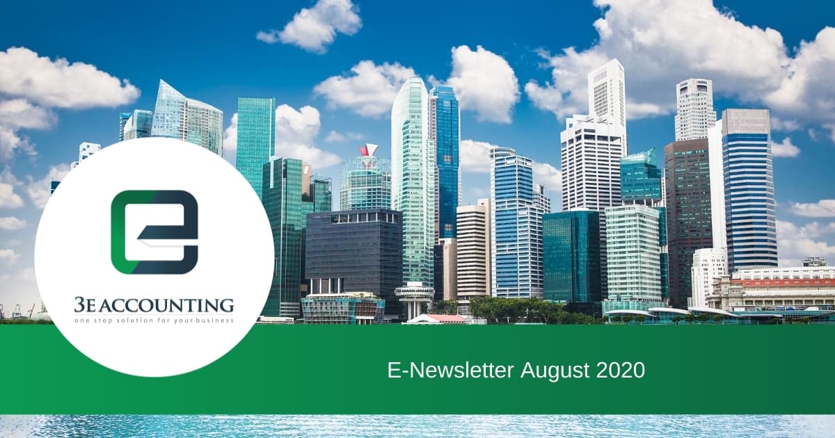 E-Newsletter August 2020 - 3E Accounting Singapore